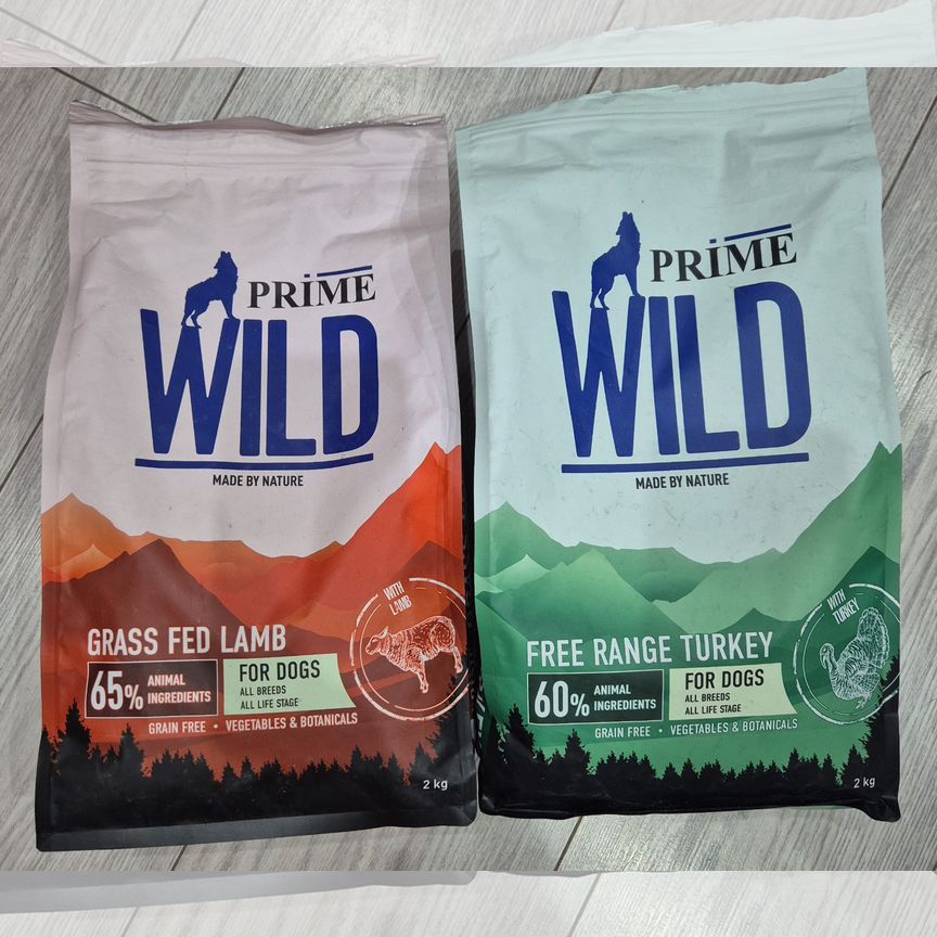 Корм для собак prime wild 2кг