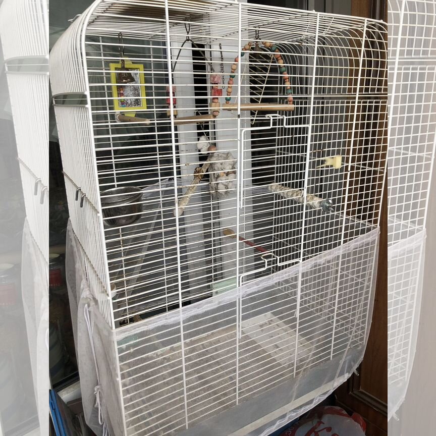 Клетка большая белая