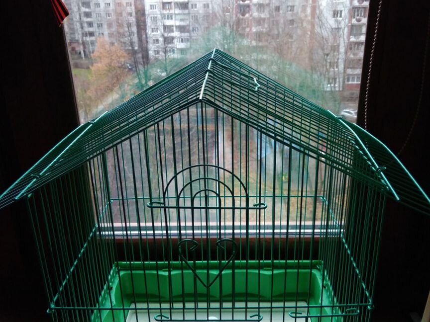 Клетка для птиц (37 * 30 * 23) разборная
