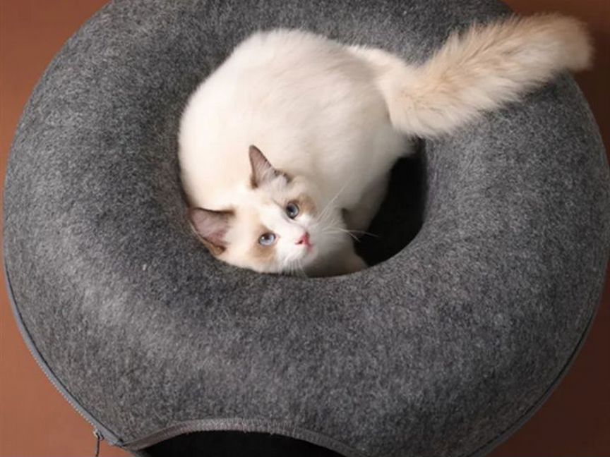 Лежанка домик для собак и кошек