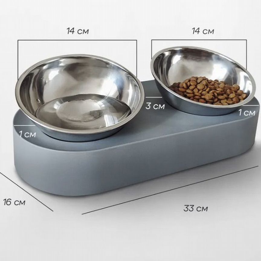 Миска для животных на подставке