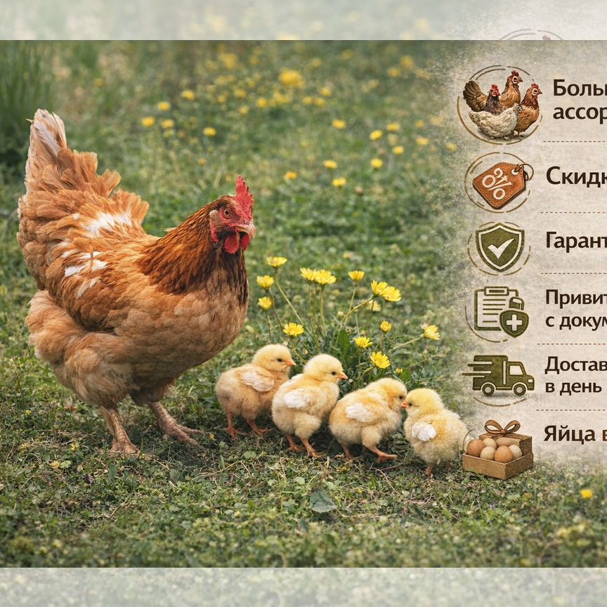 Куры несушки разных пород