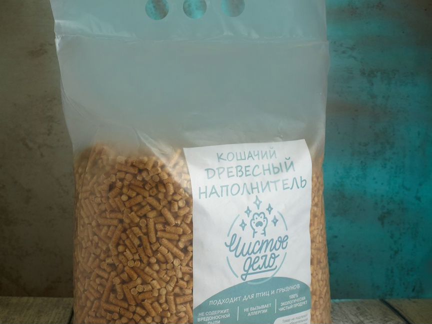 Наполнитель Чистое дело, древесный 15л