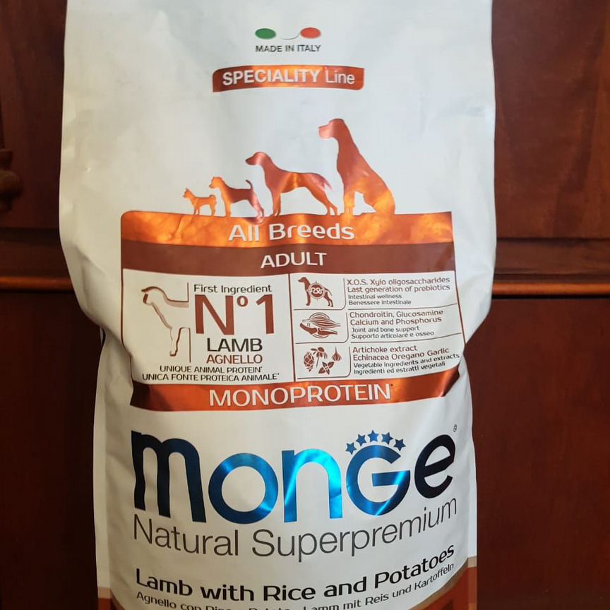 Сухой корм для собак мелких пород monge