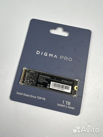 PCIe 5.0 SSD digma PRO Top P6 1TB (dgpst5001TP6T6 купить в Ижевске | Электроника | Авито