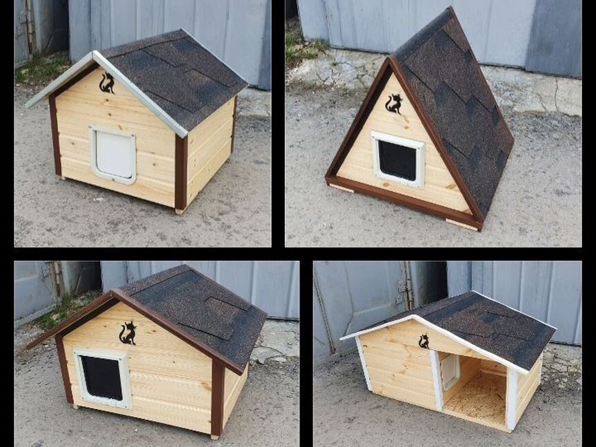 Будка для кота,котодомик уличный