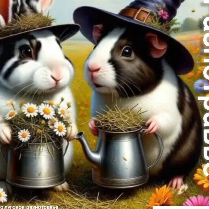 Сено в мешках