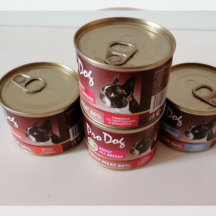 Консервы Pro Dog