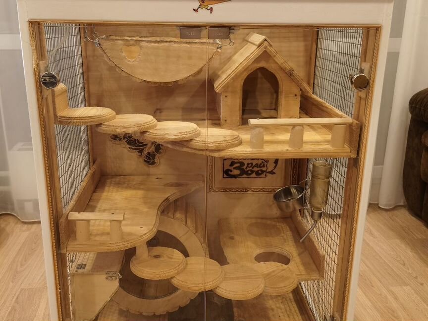 Клетка (дом) Шиншила, Деги, Кролик