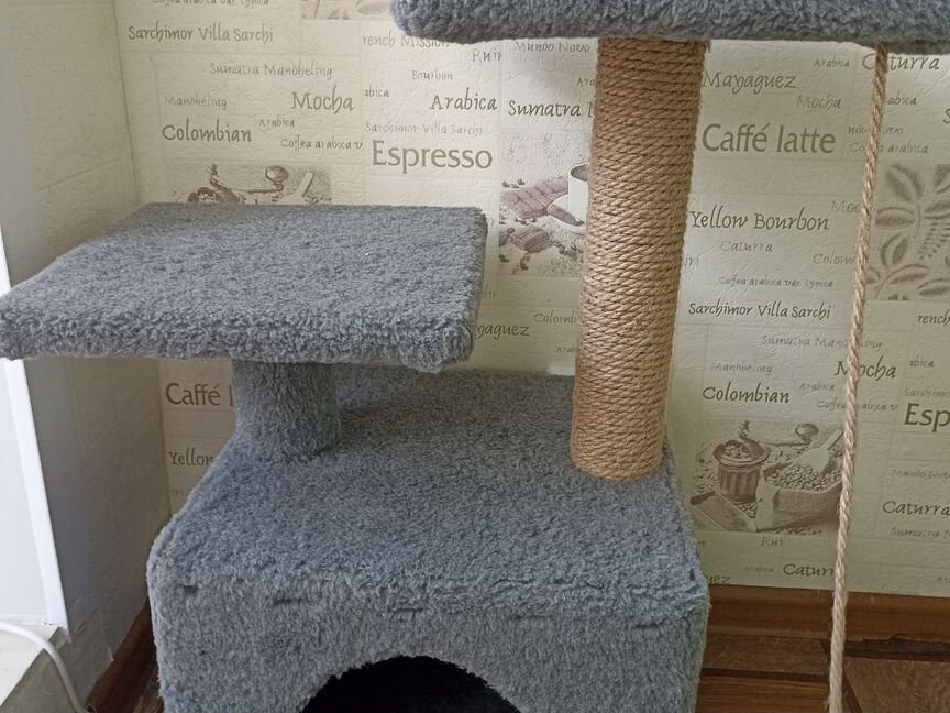 Домик для кошки с когтеточкой