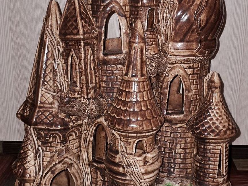 Аквариумный декор. Большой замок 42х28