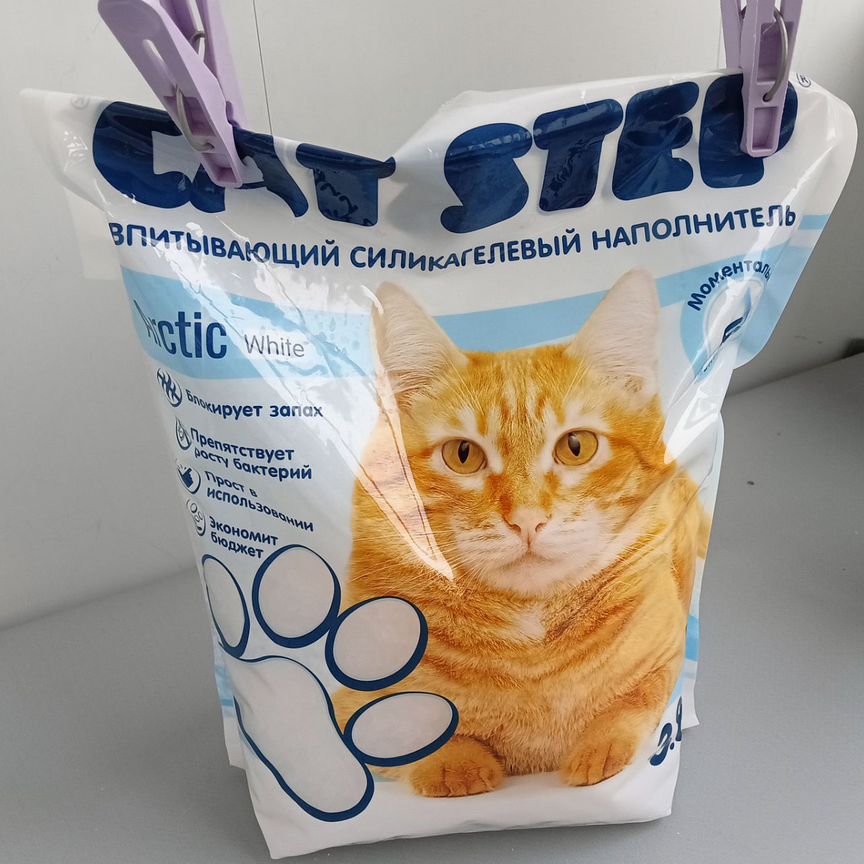 Наполнитель силикагелевый для кошачьего туалета
