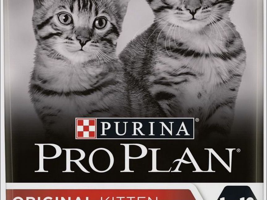 Корм для котят pro plan original kitten opti start