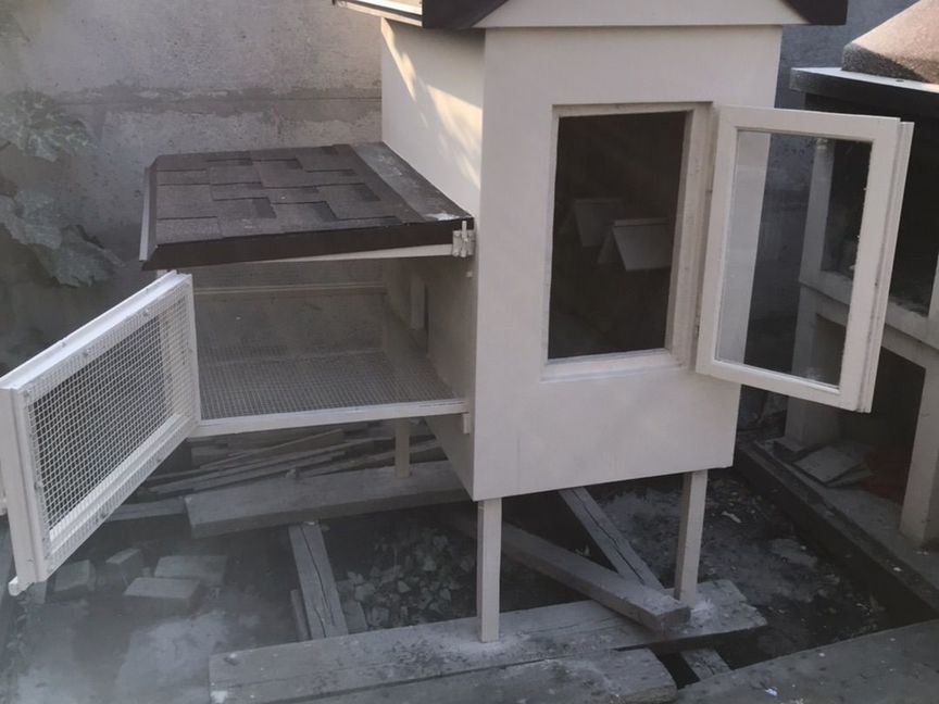 Голубятня с вольером, дом для птиц