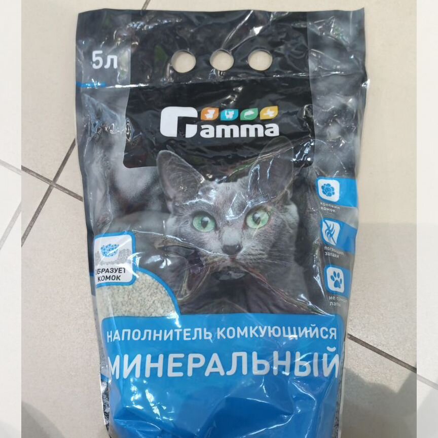 Наполнитель для кошачьего туалета комкующийся
