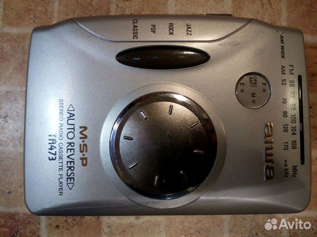 Aiwa TA473 AM/FM стерео радио кассетный плеер купить в Москве ...