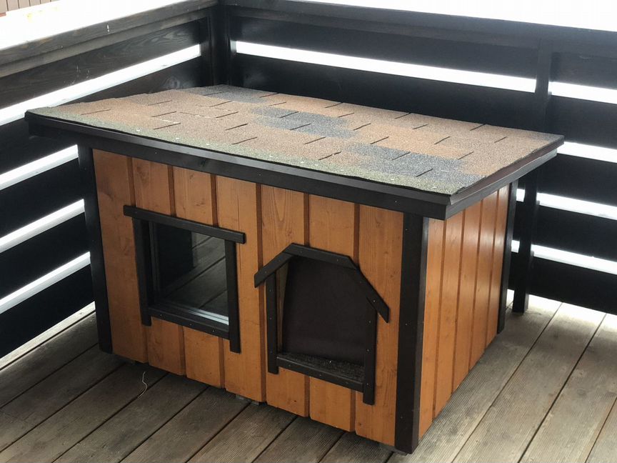 Тёплая будка для собаки