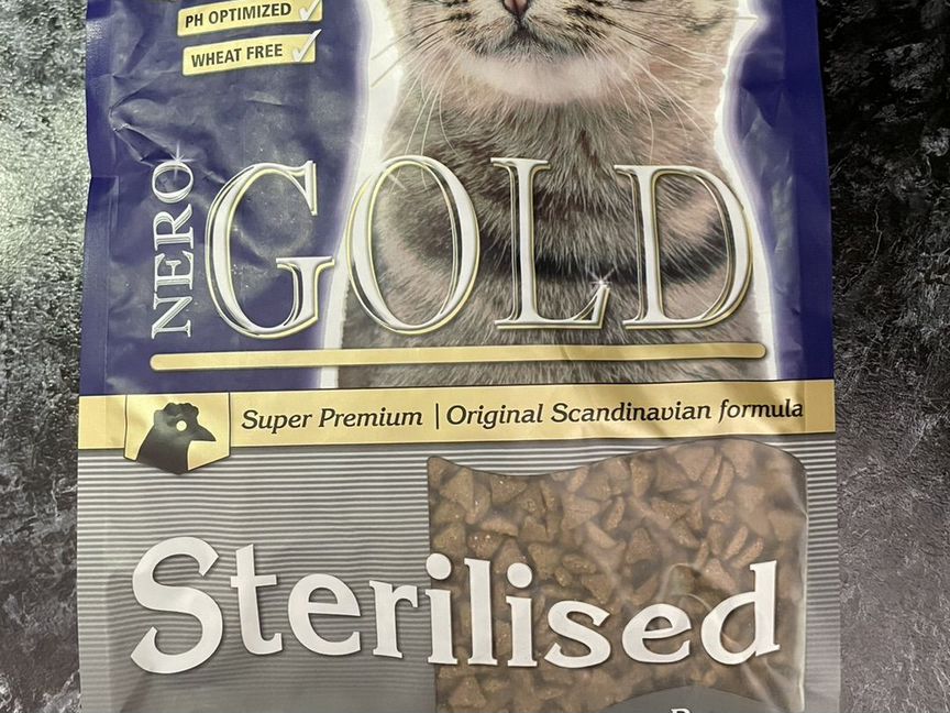 Nero gold sterilised корм для кошек
