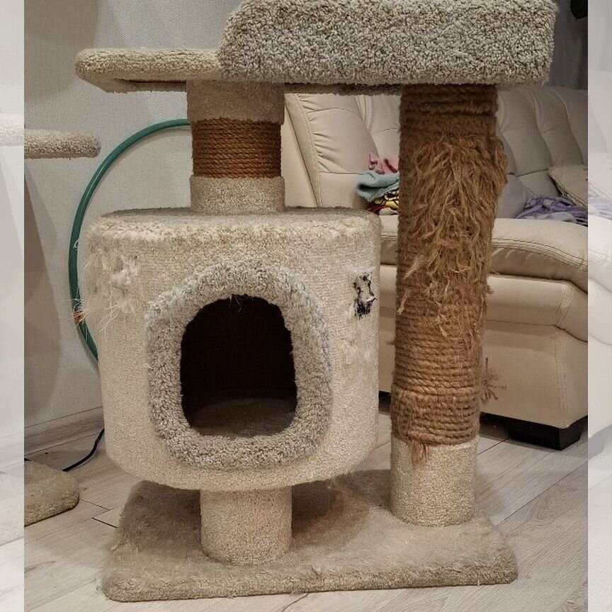 Когтеточка домик для кошки