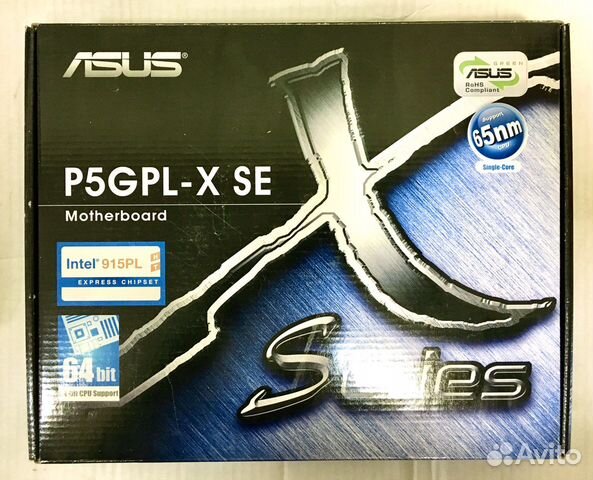 Материнская плата asus p5gpl-X SE LGA775 купить в Санкт-Петербурге ...