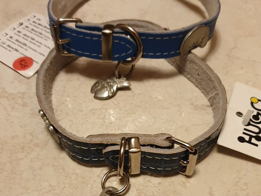 Кожаные ошейники для собак