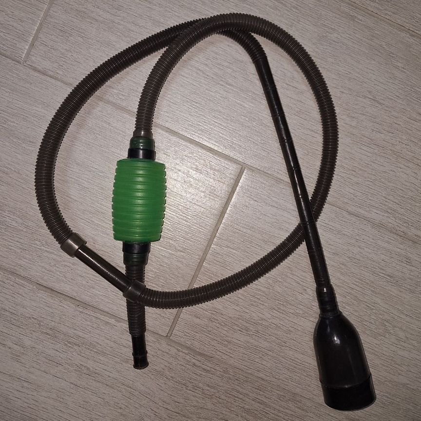 Помпа для чистки аквариума, скребок