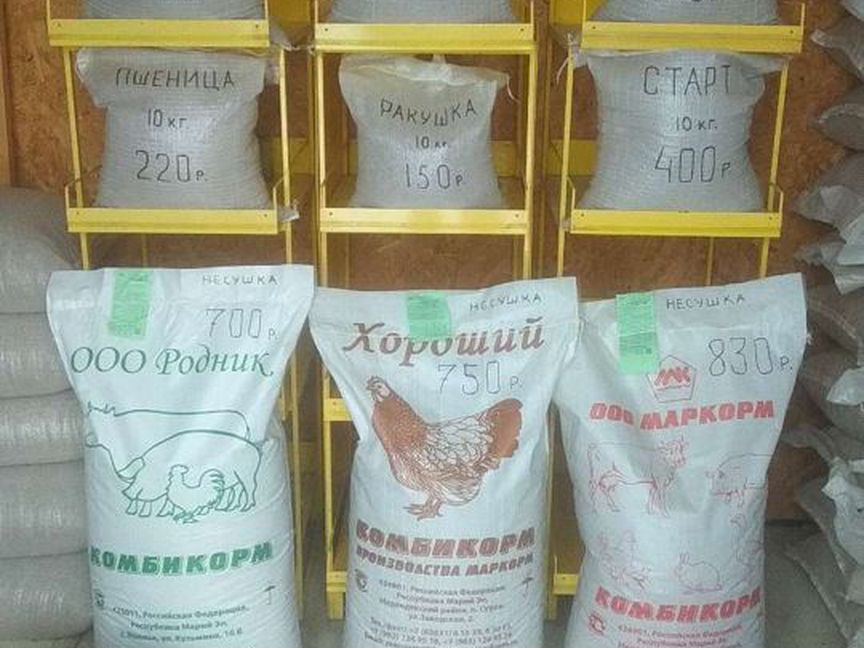 Комбикорма, старт, рост, финиш