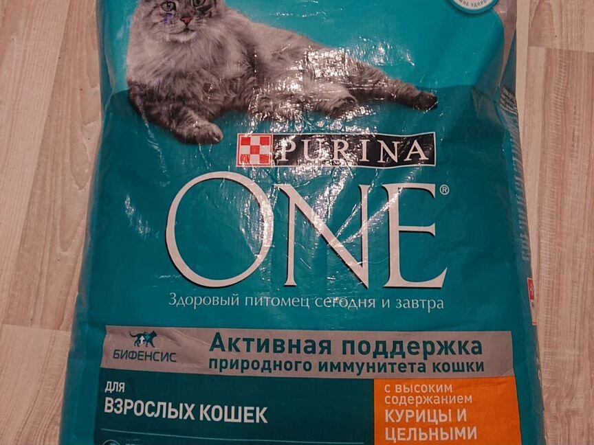 Кошачий корм Purina one 9.75кг. Курица