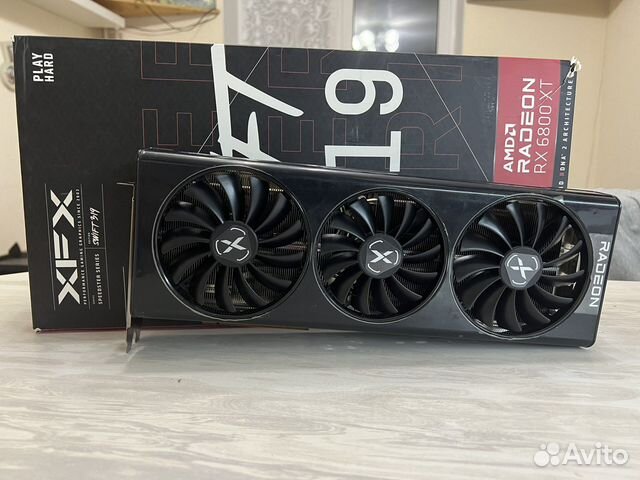 Видеокарта AMD RX 6800 xt XFX swft 319 купить в Санкт-Петербурге ...