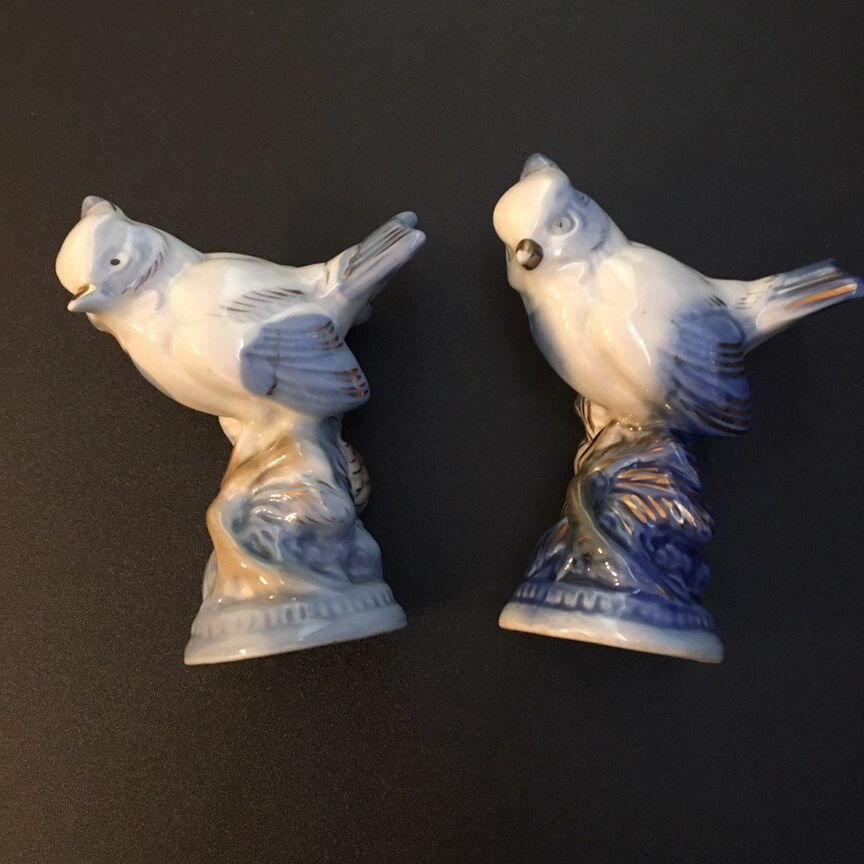 Статуэтка. Винтаж. Шкатулки. СССР. Гжель