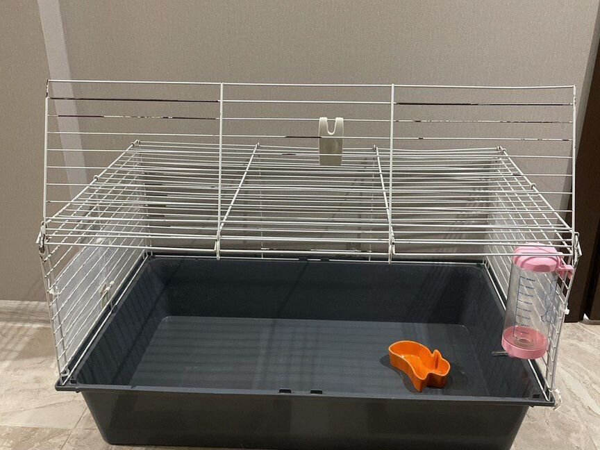 Клетка для кролика большая + поилка + миска