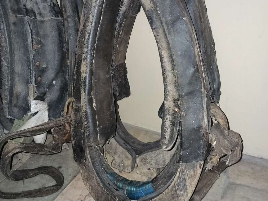 Хомут лошадиный старинный