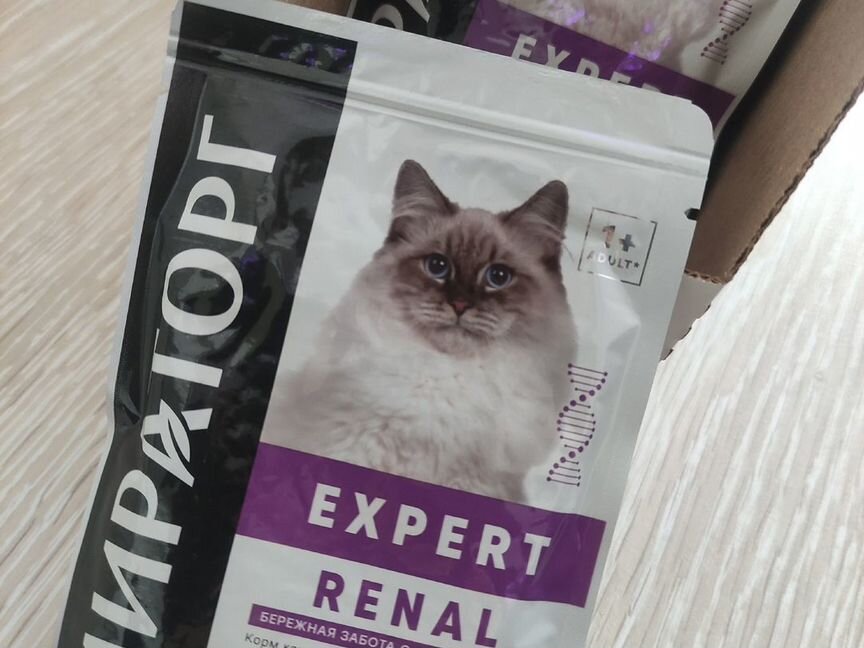 Влажный корм для кошек Мираторг Expert Renal