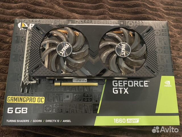 Видеокарта Palit 1660 super Gaming Pro OC 6Gb купить в Москве ...