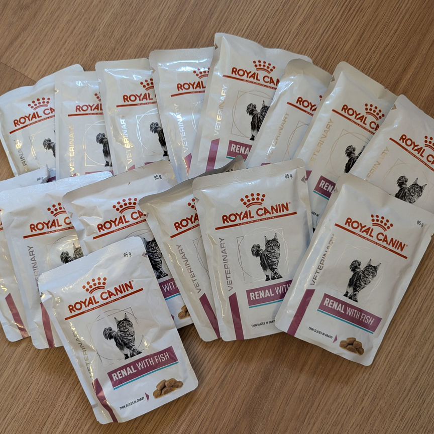 Royal canin renal для кошек влажный с рыбой