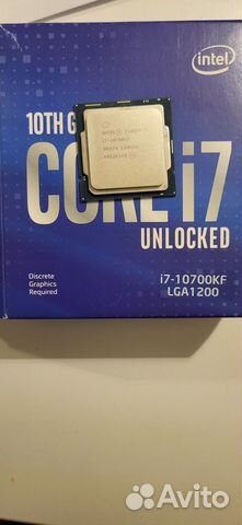 Процессор intel i7 10700kf купить в Туле | Электроника | Авито