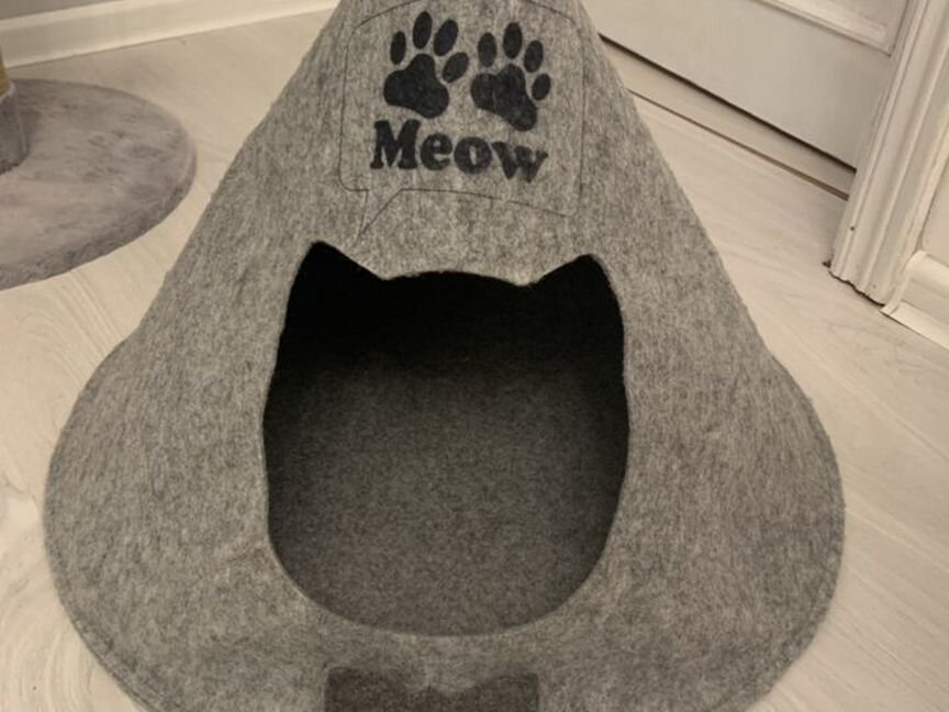 Домик для кошек из войлока