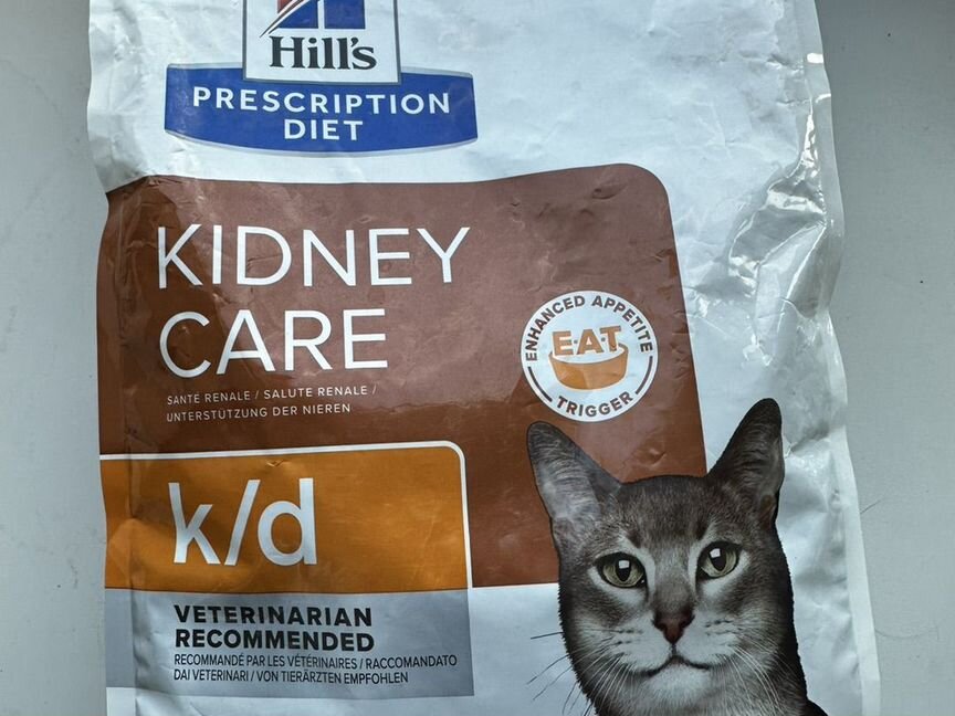 Корм для кошек hills k d
