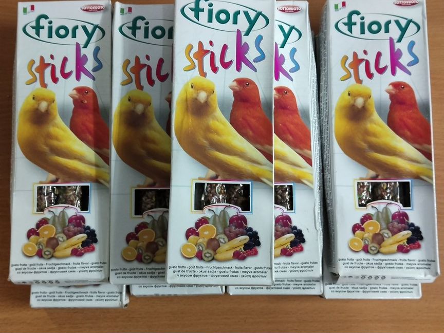 Палочки Fiory sticks с фруктами 2х30 гр
