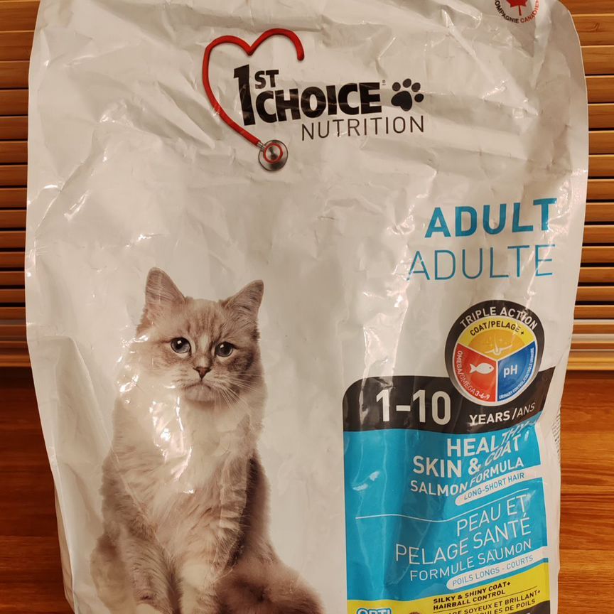 Корм для кошек 1st choice 5.44 кг