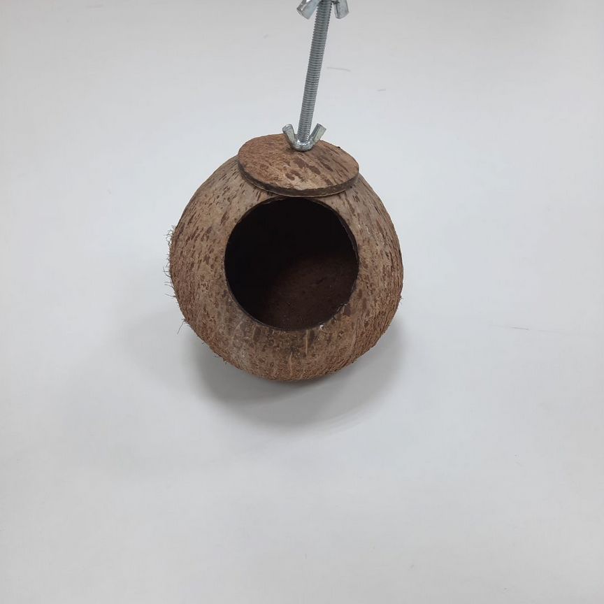 Гнездо для попугаев (кокос)
