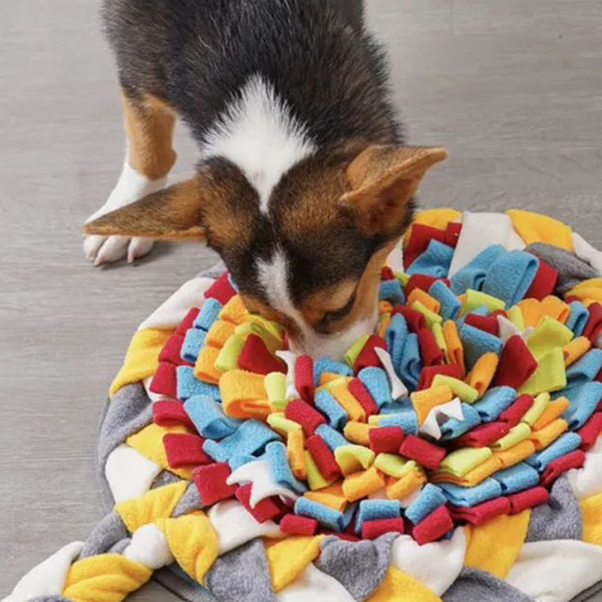 Нюхательный коврик - лежанка lansi world круглый