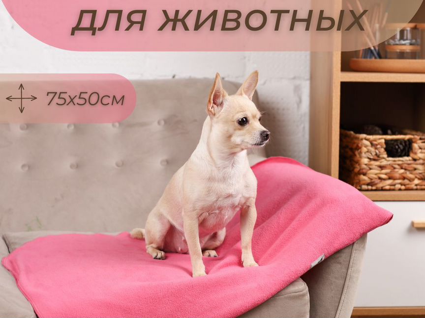 Плед для животных 50х75