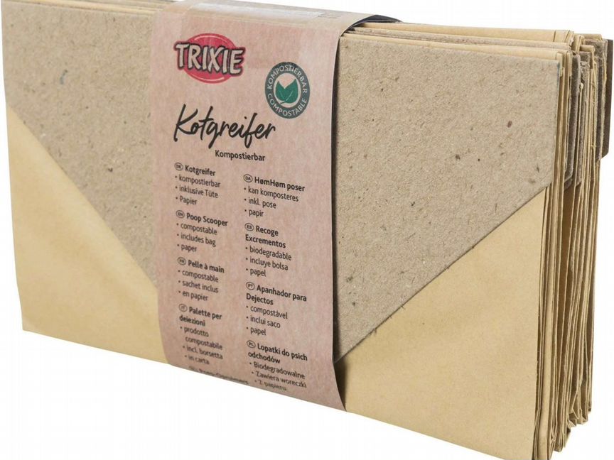 Trixie пакеты для уборки за собаками из бумаги, 10
