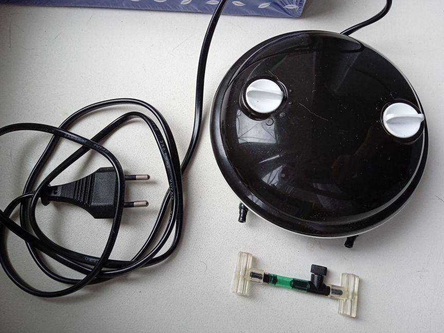 Двойной Компрессор для большого Аквариума