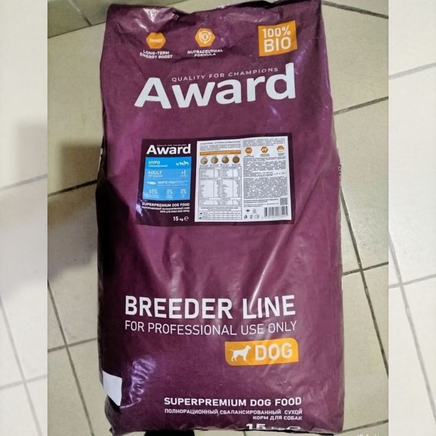 Сухой корм для собак award альтернатива Monge