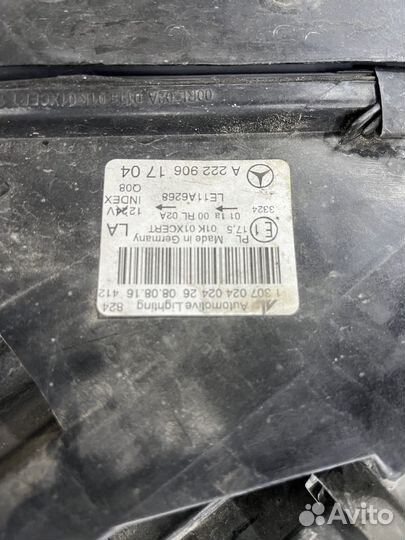 Фары передние Мерседес Бенз w222 дорест в Мосрентген, цена 39 900 руб ...