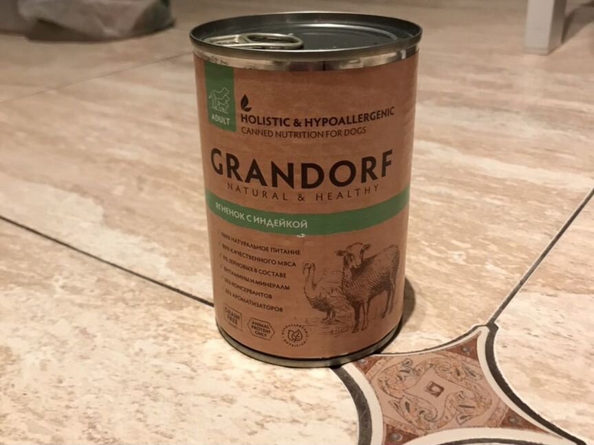 Корм влажный грандорф grandorf