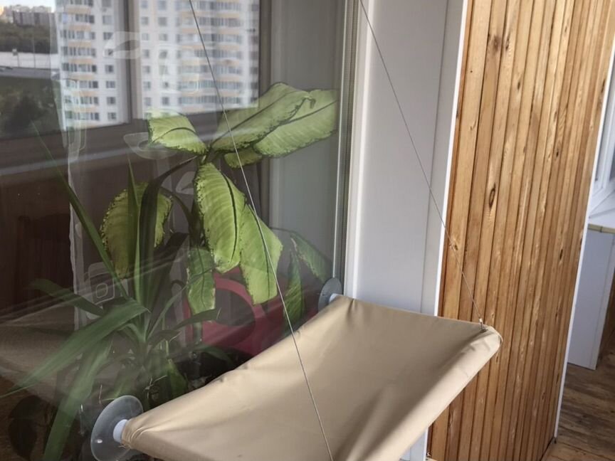 Лежанка на окно доя кошки