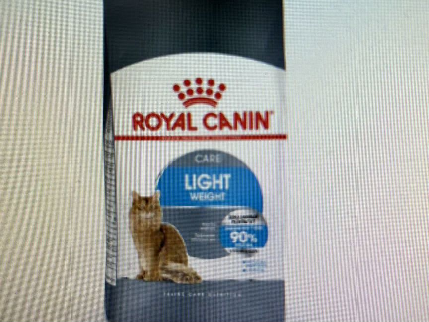 Корм для кошек royal canin light weight care